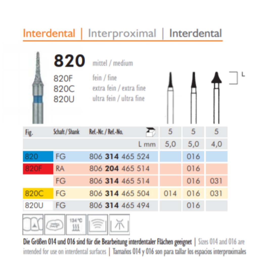 Diamond Bur Interproximal | J&S Davis
